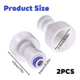 Pack of 2 General Water Filter Fittings Pressure Resistant Plastic ...