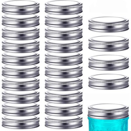 SHTUUYINGG24pcs Canning Jar Replacement Metal Rings, 70 mm Practical ...