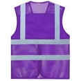Toptie Asian Slim Fit High Visibility Mesh Safety Vest with Pockets ...