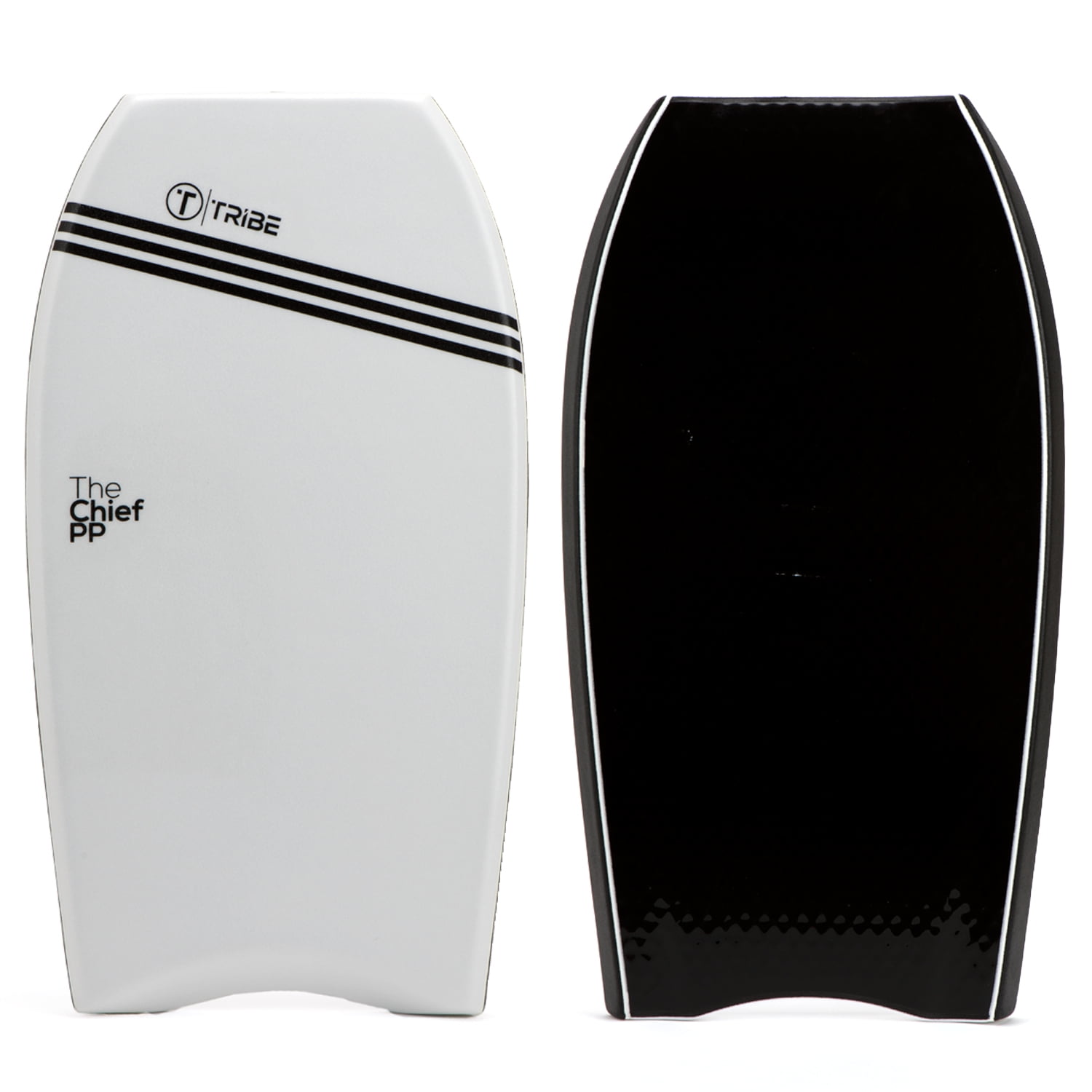 Tribe Boards Chief PP 42" Bodyboard - White/Black/Black - Walmart.com