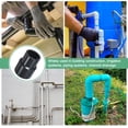 1-Pack UPVC Reducer Pipe Fitting, 1-1/4"x1" Reducing Coupling Connector ...