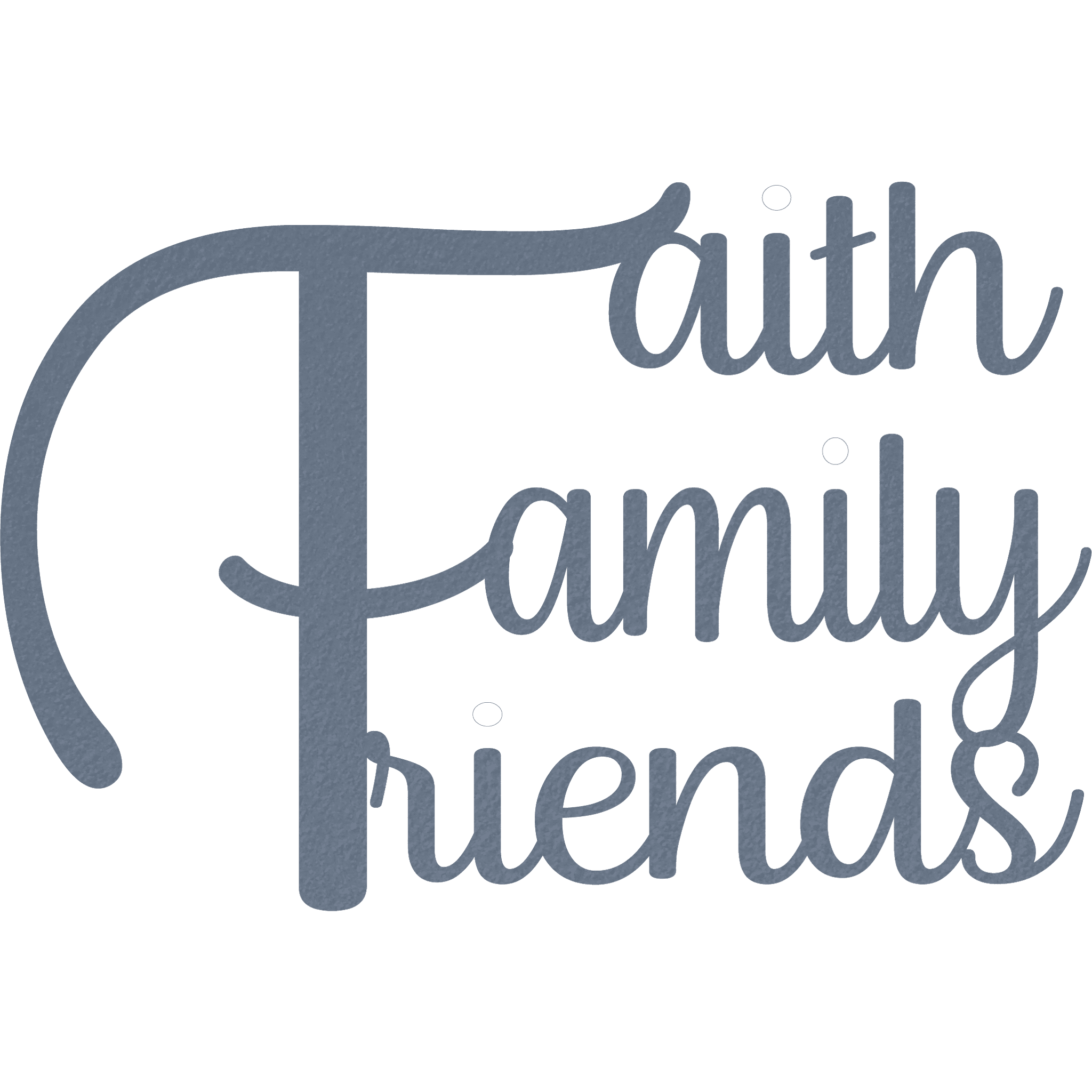 Faith Family Friends - Metal Wall Art - Walmart.com