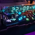 IV18 Fluorescent Tube Clock Art Creativity Science And Technology ...