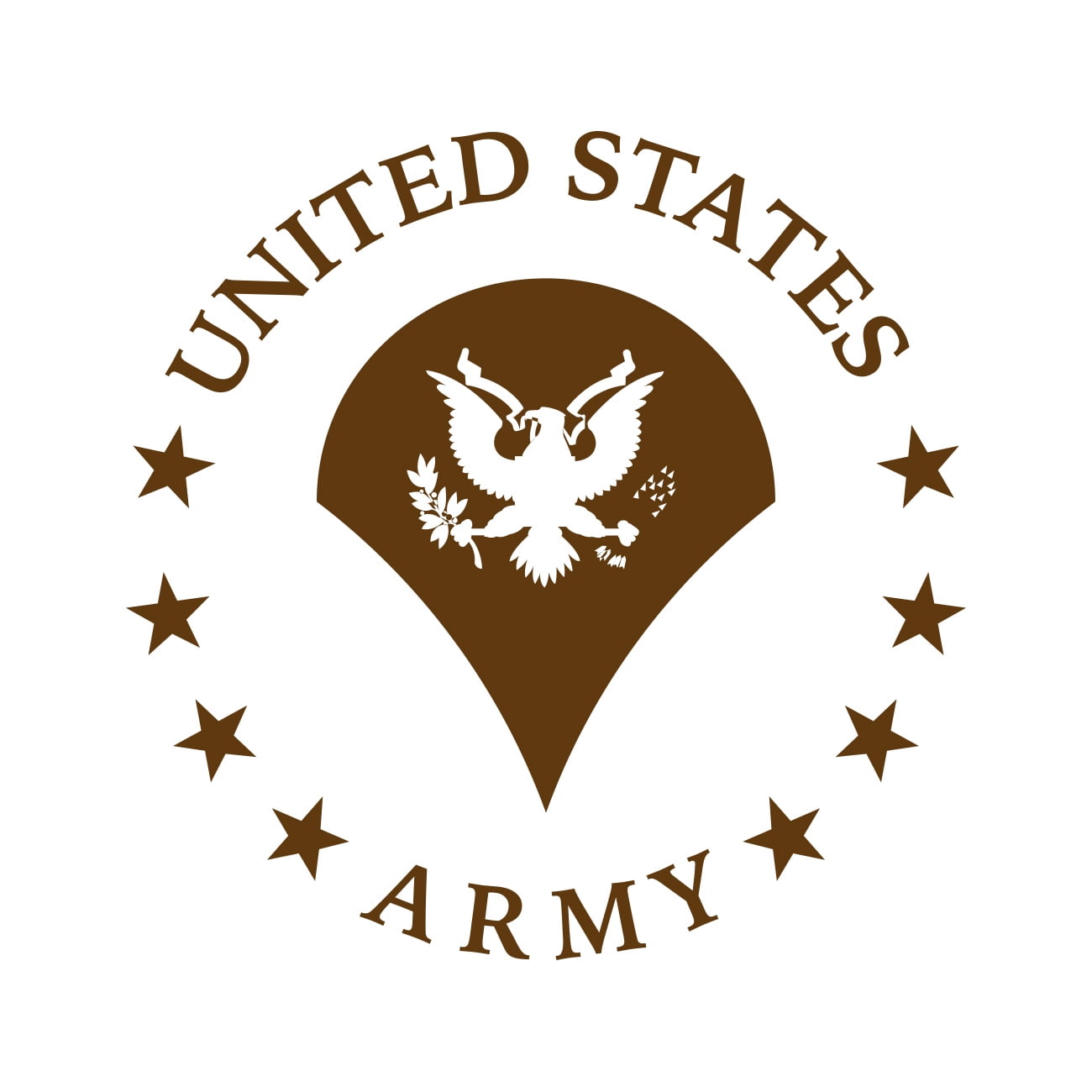E-4 Specialist US Army Rank Sticker Decal Die Cut - Self Adhesive Vinyl ...