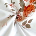 Floral Print Romantic Manor Flat Sheet, Easy Care Mattress Protector ...