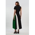 Karen Millen Colour Block Pleated Midi Dress - Black, 12 - Walmart.com