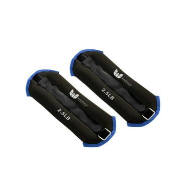Gymenist Pair Of Ankle Weights Can Be Adjusted Up To 5.0 Lb. Each Set of 2 x Weight Wraps (Total ...