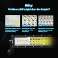 Nilight 22inch 270W LED Work Light Bar Triple Row Flood Spot Combo ...