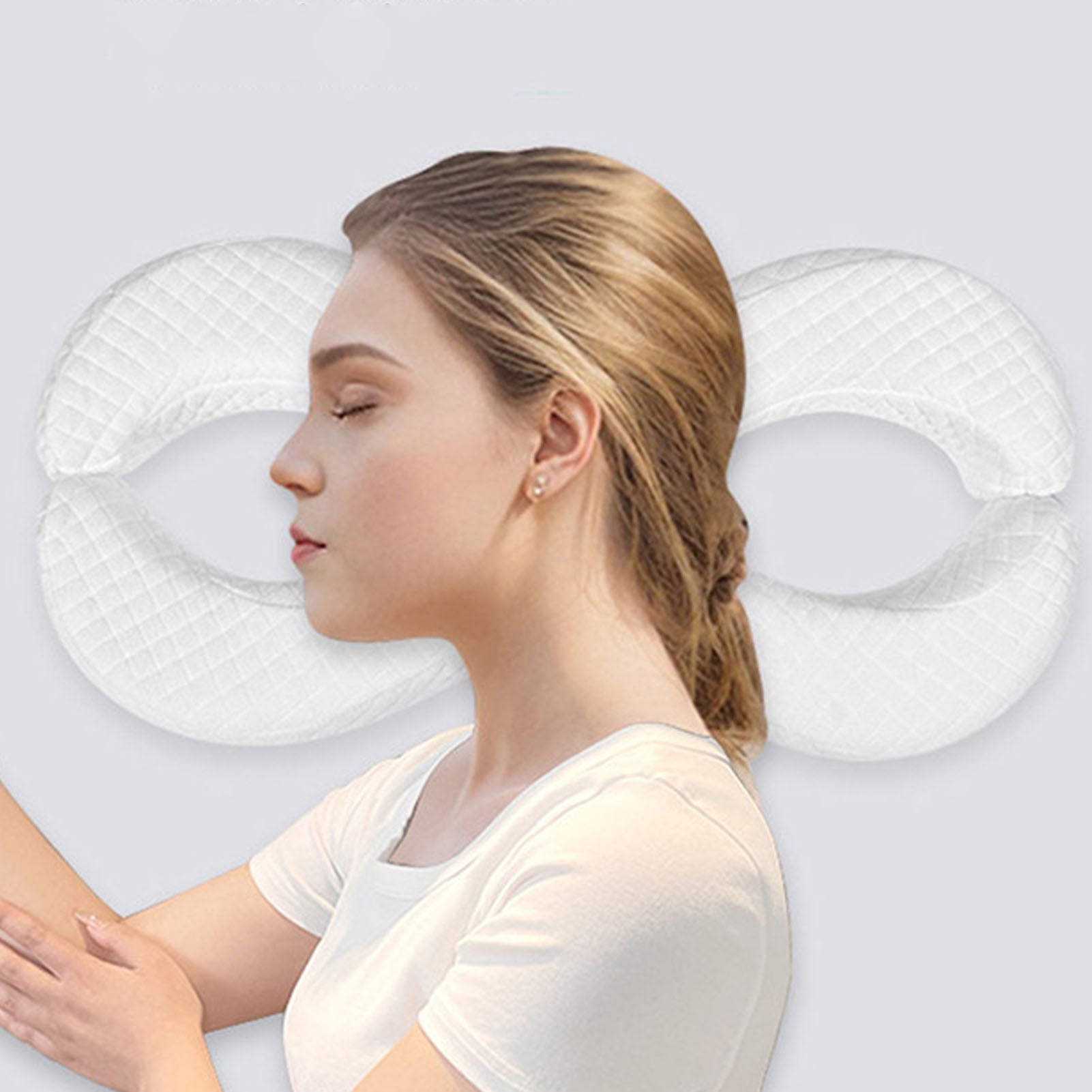 Click here for Domqga 53 X 26 X 6cm Side Sleep Pillow Face Concav... prices