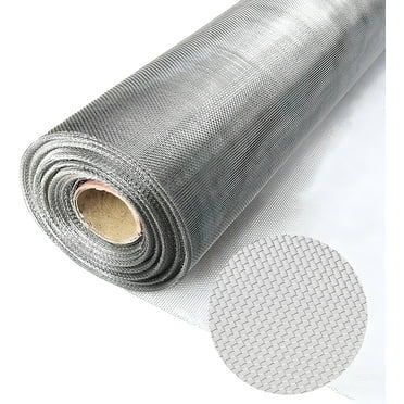IAJXWI Window Screen Roll, 304 Stainless Steel Screen Mesh Replacement ...