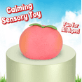 2 PCS PEACH Shape Squeezy Fidget Toys,Squeezy Sensory Toys, Slow Rising ...