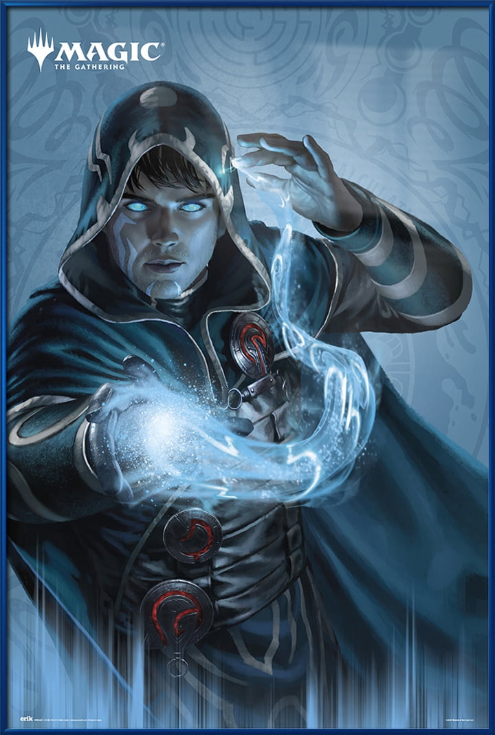 Magic The Gathering - Mtg - Framed Gaming Poster (Jace Beleren ...