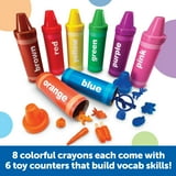 Learning Resources Rainbow Sorting Crayons, Kids Preschool Teaching ...