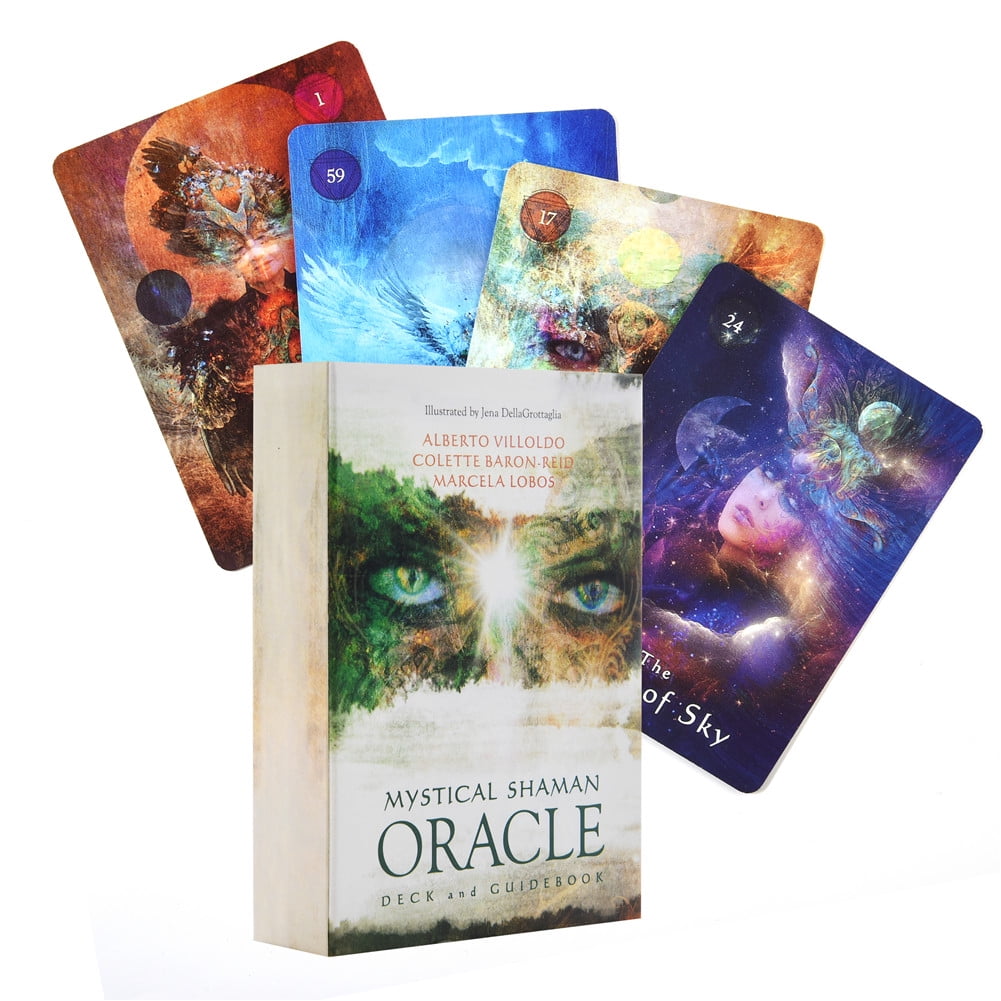 64Pcs Mystical Shaman Oracle Cards Deck English Mysterious Fate ...