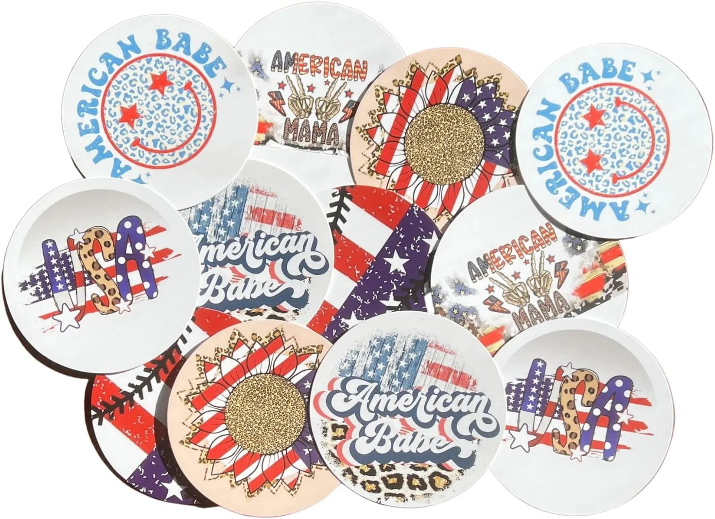Freshie American Cardstock Cutouts Rounds 3 in Random Mix 12 pk For ...