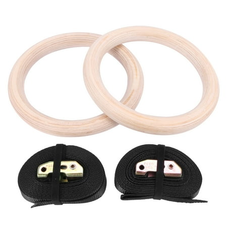 Gymnastic Rings for olympic Gym Rings with Heavy Duty Adjustable Straps ...