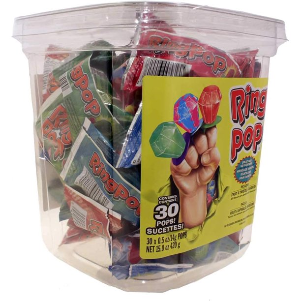 Ringpop Assorted Pops, 30 count Tub, 420 gram - Walmart.ca