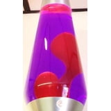 Lava the Original 27-Inch Silver Base Grande Lamp with Pink Wax in ...