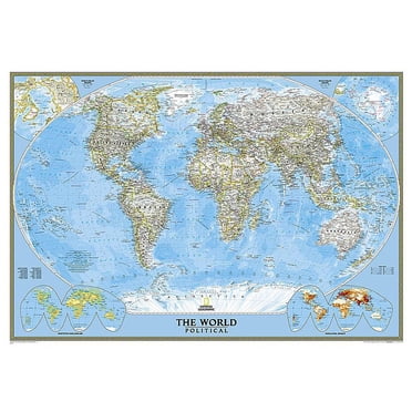 National Geographic Reference Map: National Geographic World Wall Map ...