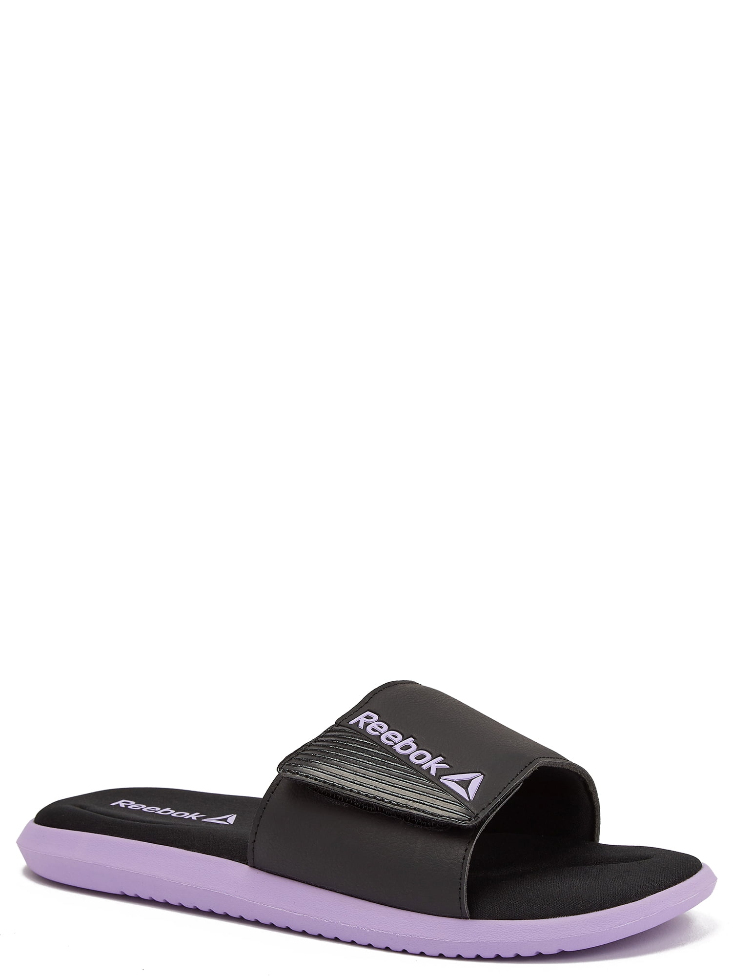 Reebok Women's Memory Foam Adjustable Strap Comfort Slide Sandal ...