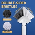 UYGDUY-Grout Brush with Long Handle, 57" Grout Cleaner for Tile Floors ...