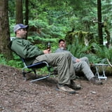 TravelChair 169 Larry Chair, Blue Folding Chair with Steel Frame and ...
