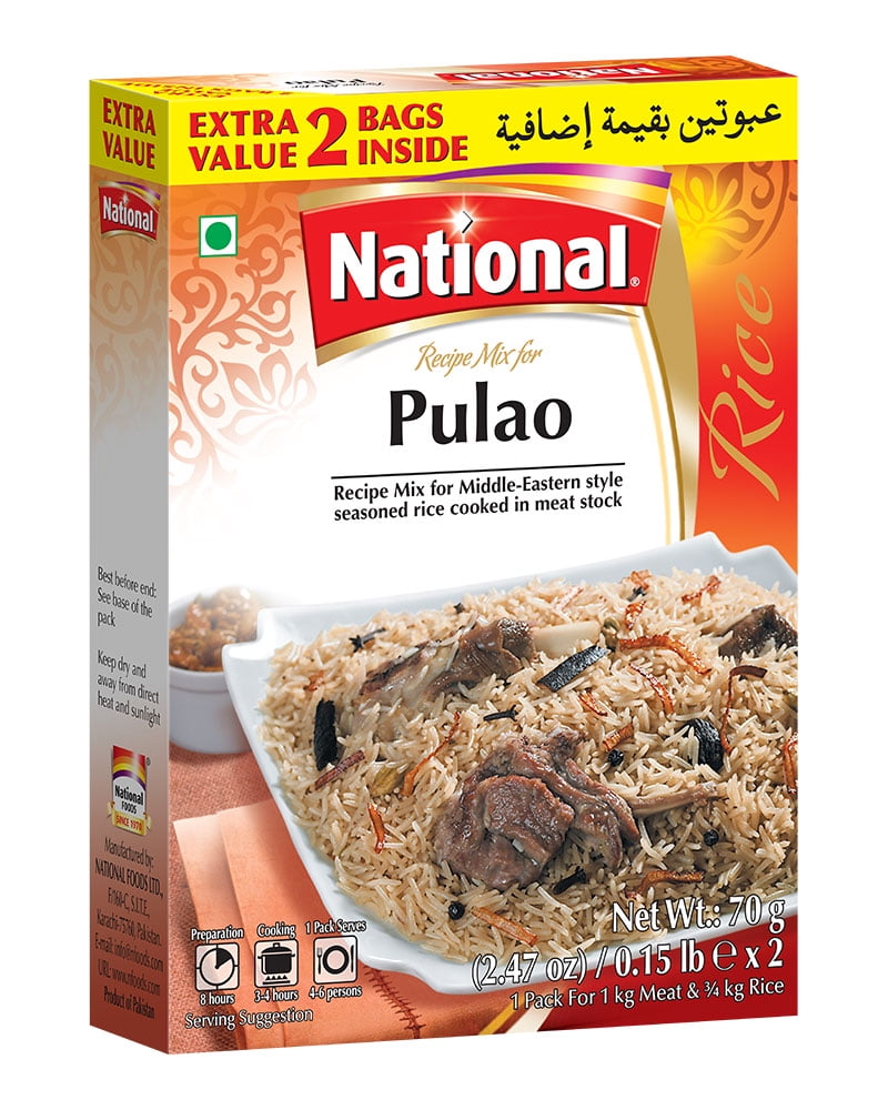 National Foods Pulao Recipe Mix 4.94 oz (140g) | South Asian Mixed ...