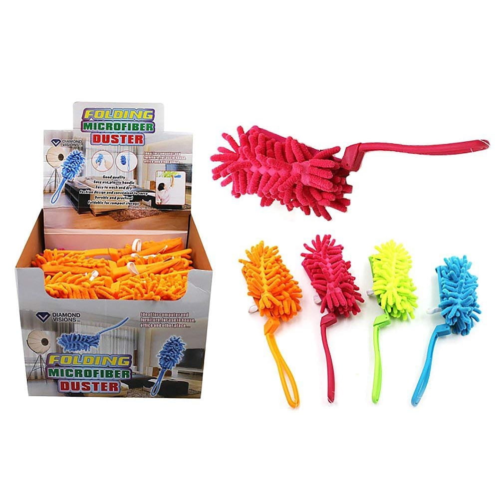 Diamond Visions 11-1595 Folding Microfiber Duster MultiPack in Assorted ...