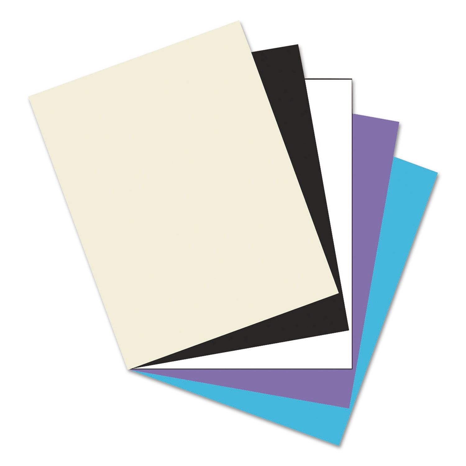 Pacon Array Card Stock 65 lb. Letter Assorted Classic Colors 50 Sheets ...
