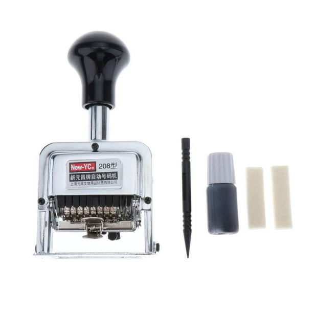 Self Inking - Automatic Numbering Machine (8 Digits), Stick Stamp ...