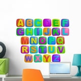 Alphabet Wall Mural by Wallmonkeys Peel and Stick Graphic (24 in W x 20 ...
