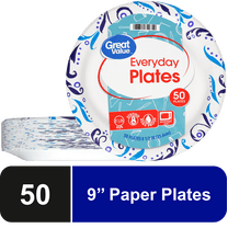 Hefty Deluxe Extra Strong & Deep Foam Plates, Round, White, 10.25 Inch ...