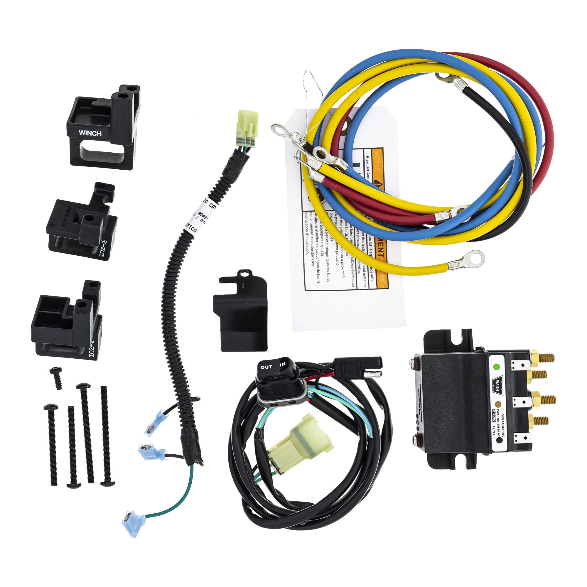 Arctic Cat 3436-115 VRX35 600 ATV Install Winch Kit - Walmart.com