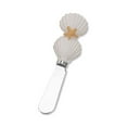 Mr. Spreader 4-Piece Seashell Hand Painted Resin Handle with Stainless ...