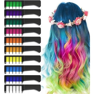 PayUSD Hair Chalk Comb for Girls Temporary Hair Color Dye for Kids ...