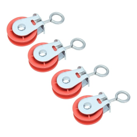 LHCER Breeding Farm Pulley,10pcs Waterline Fixed Pulley Medium Metal ...