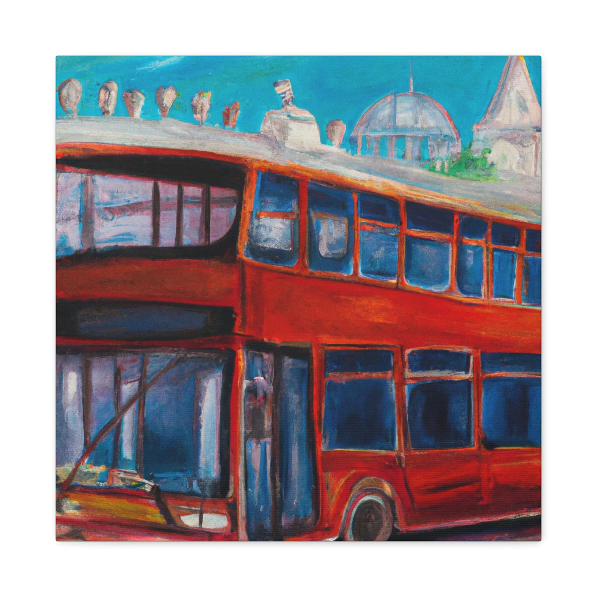 Bus Driver's Triumphant Ride - Canvas - Walmart.com