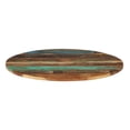 Round Table Top 31.5 Inch Reclaimed Wood, Solid Wood Replacement Table ...
