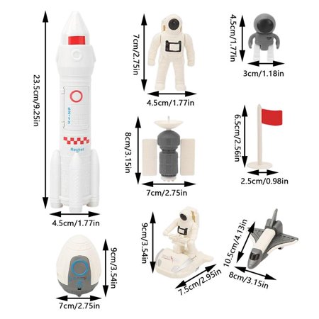 Space Playset Space Shuttle Rocket Toy Playset Play And Explore Rocket ...