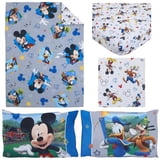 Disney Mickey Mouse Having Fun 4-Piece Toddler Bedding Set, Toddler Bed ...