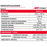 Boiler De Paso Calentador Eléctrico Agua Mirage 2 Servicios Mirage ...