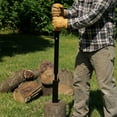 CQSXDA Heavy Duty Hand Operated Log Splitter Tool Featuring Black ...