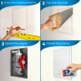Access Panel for Drywall - 4 x 6 inch - Wall Hole Cover - Access Door ...