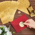 30 Sheets 3 Styles Plastic Self Adhesive Gold Foil Embossed Stickers ...