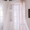 Oasis Round Hoop Polyester Sheer Mosquito Netting Bed Canopy - Walmart.com