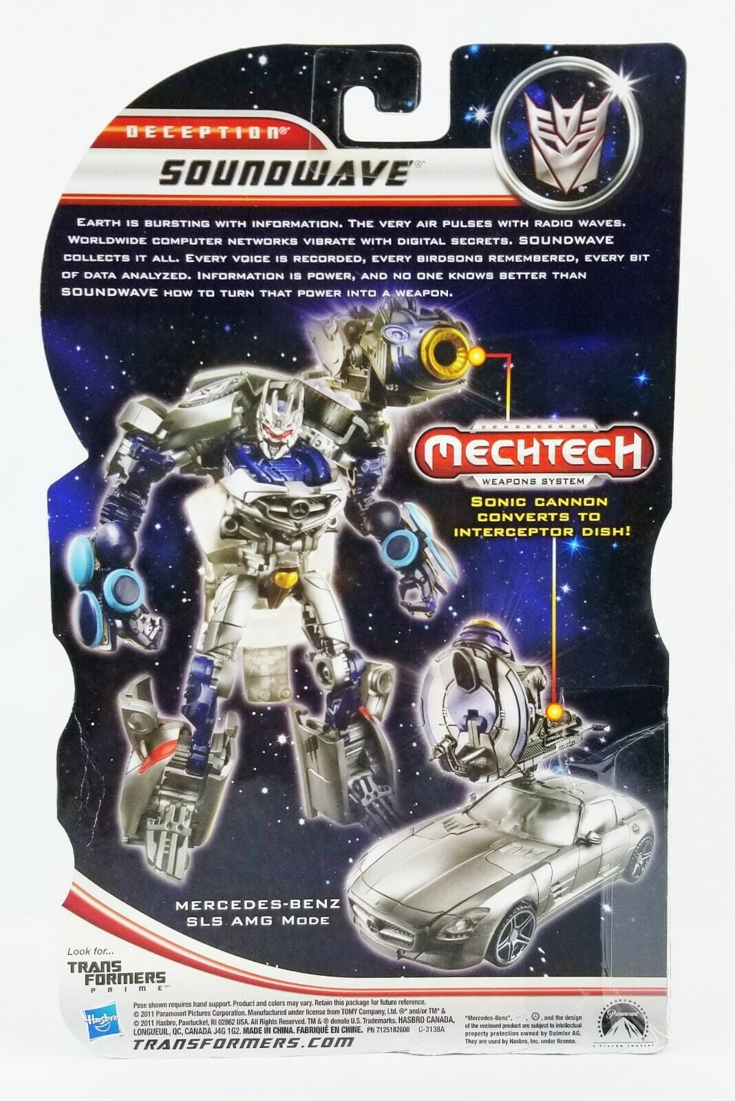 Transformers Dark Of The Moon Soundwave Toy