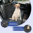 Back Seat Cover - 900D Oxford Waterproof Car Seat Protector, Fits Cars ...