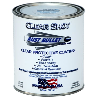 Rust Bullet - Automotive Rust Inhibitor Rust Paint - Pint Metallic Gray ...