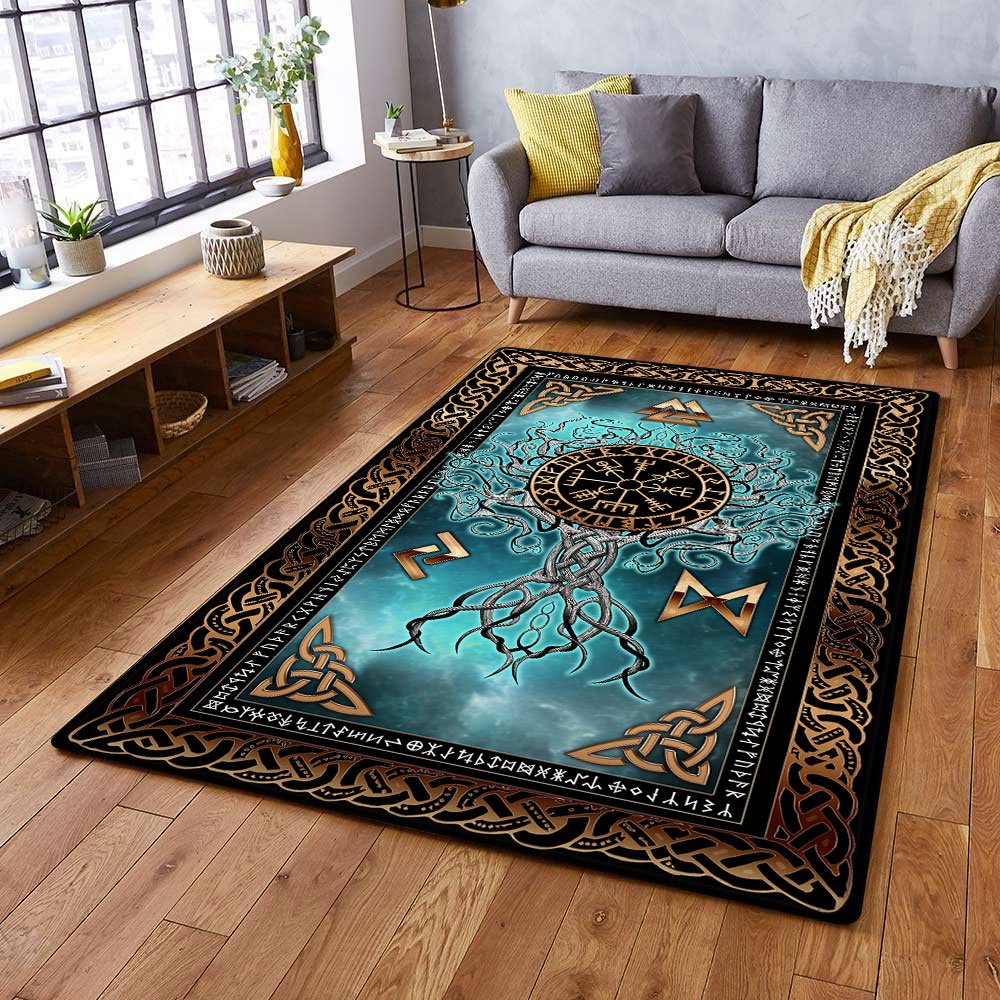 Flagwix Area Rug for Living Room Bedroom Yggdrasil Viking Rug PS22R ...