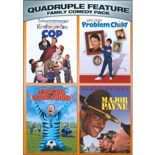 Family Comedy Pack Quadruple Feature: Kindergarten Cop / Problem Child ...